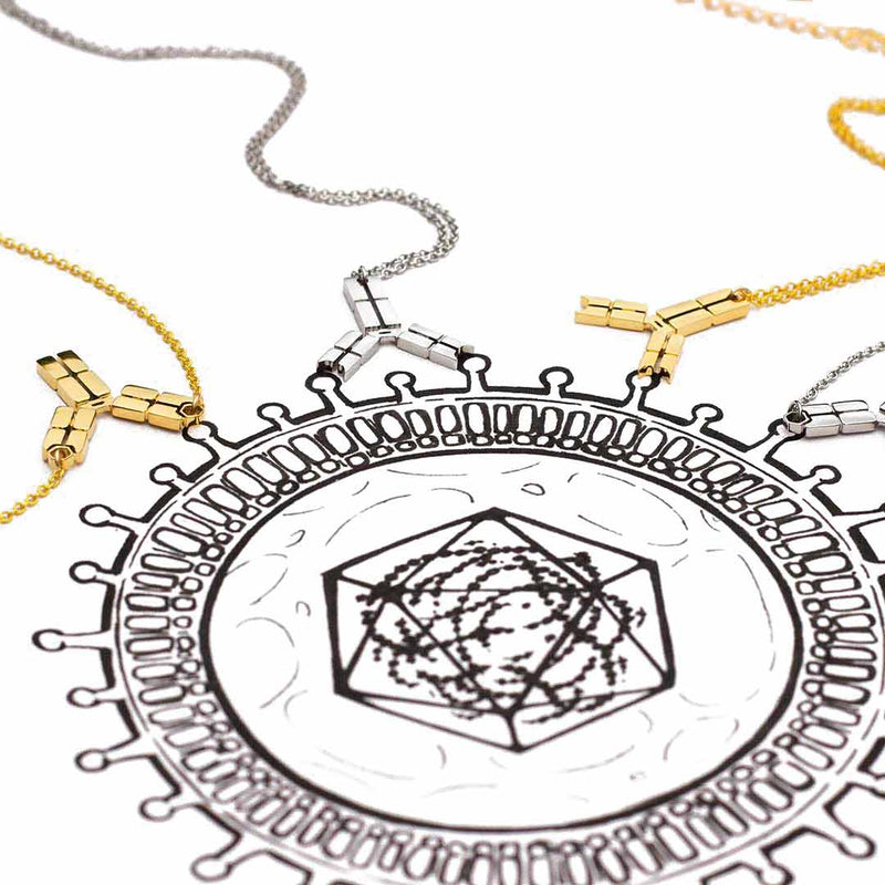 Antibody Necklace - Biology Jewelry | Boutique Academia