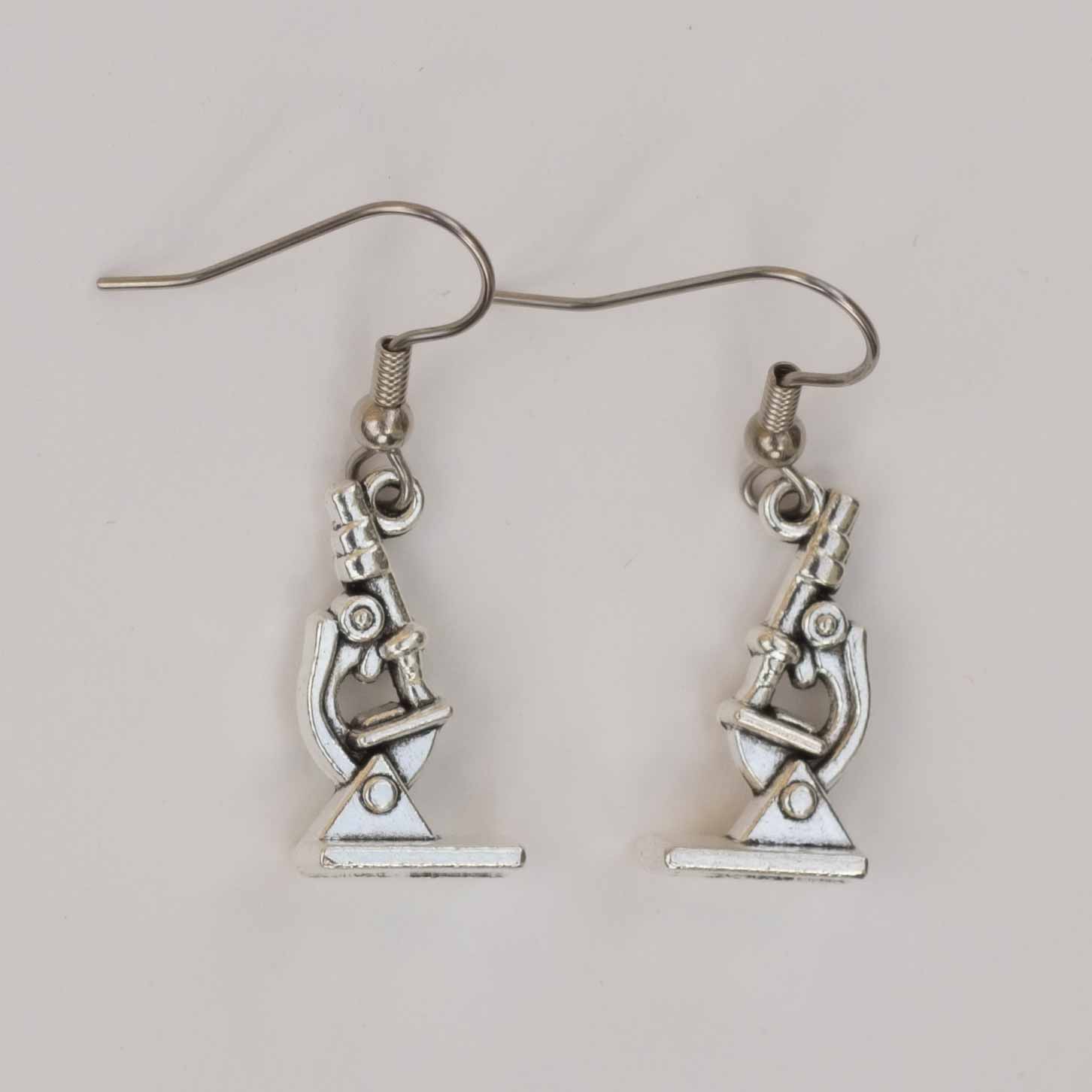 Microscope Earrings - Boutique Academia